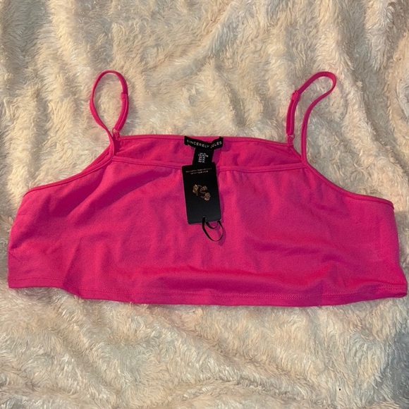 Sincerly Jules | Tops | Nwt Pink Spaghetti Strap Top | Poshmark